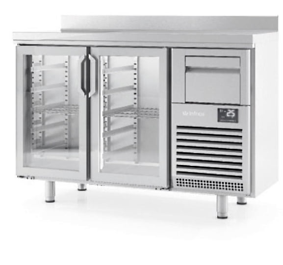 Frente mostrador con puerta de cristal FMPP 1500 CR - Alta Calidad y ...